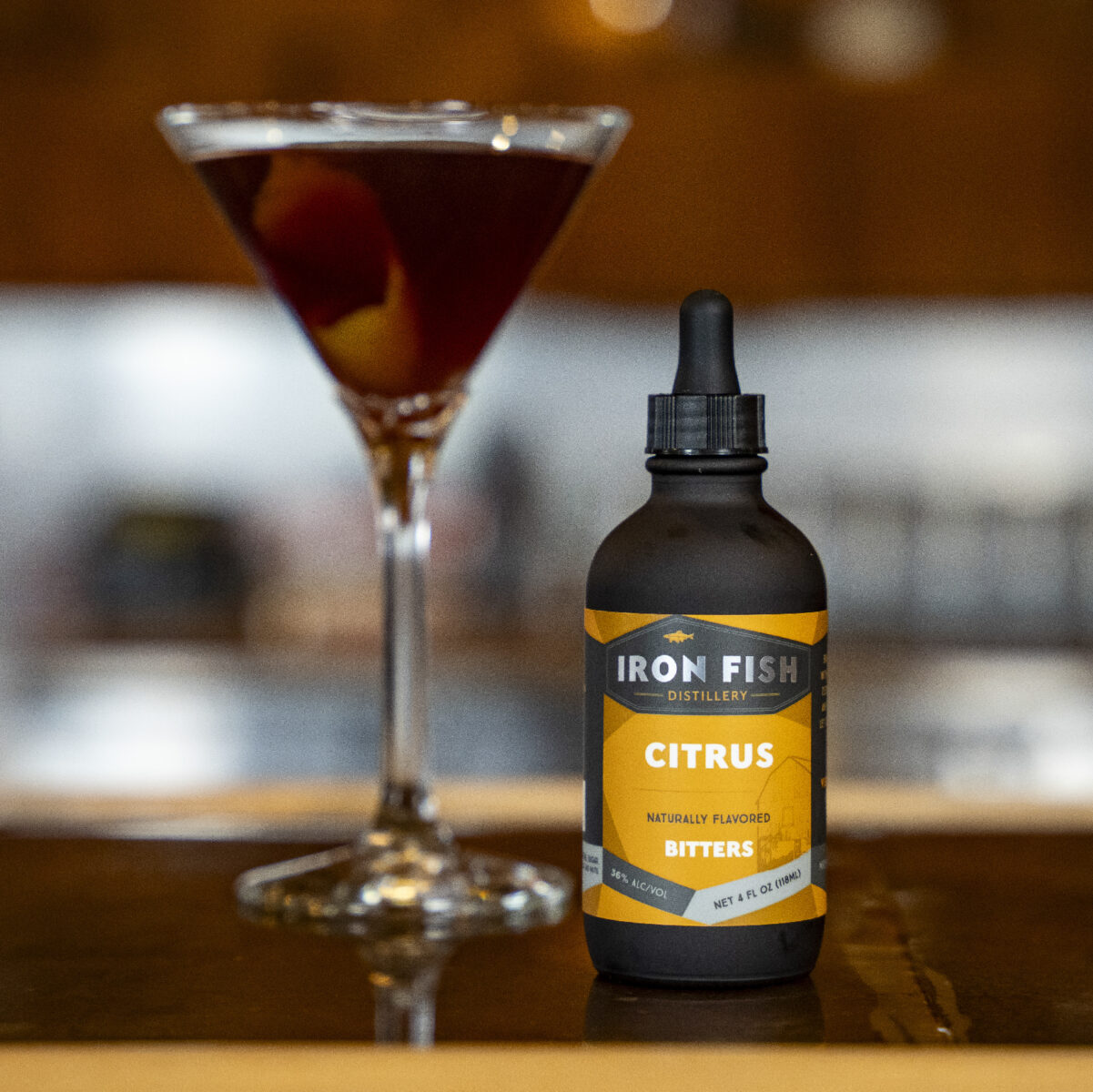 BARREL AGED MARTINEZ - Iron Fish Distillery